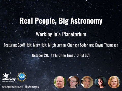 Real People, Big Astronomy: Working in a Planetarium | Big Astronomy